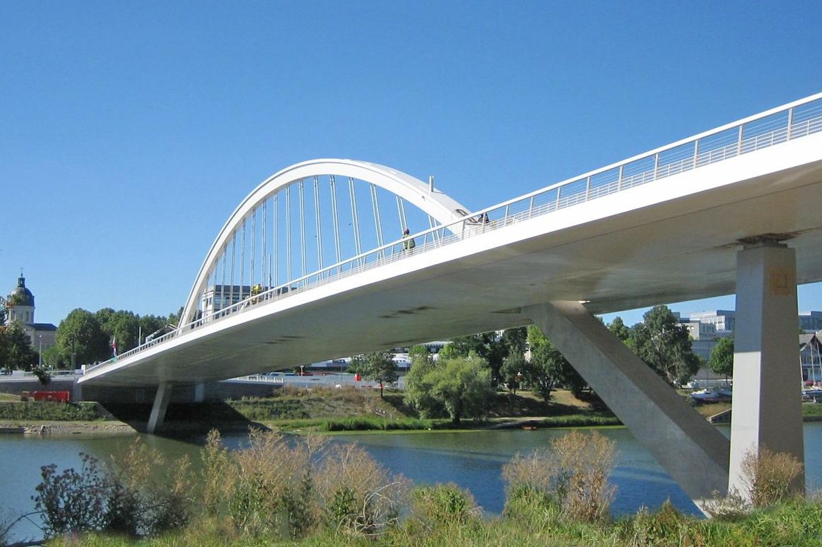 Pont Confluences sur la Maine - ANGERS (49) - Baudin Chateauneuf